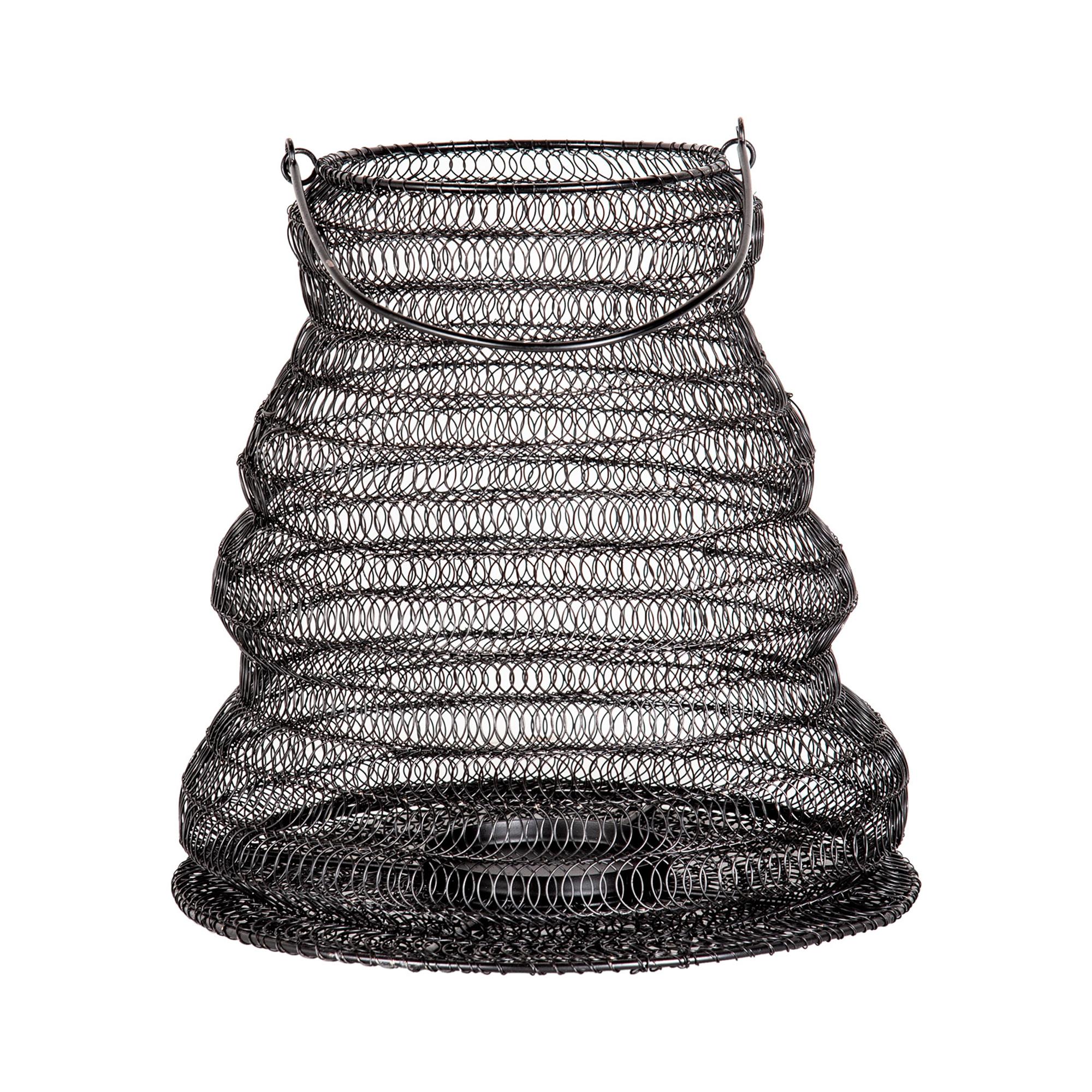 Everly Large Hanging Lantern, Black