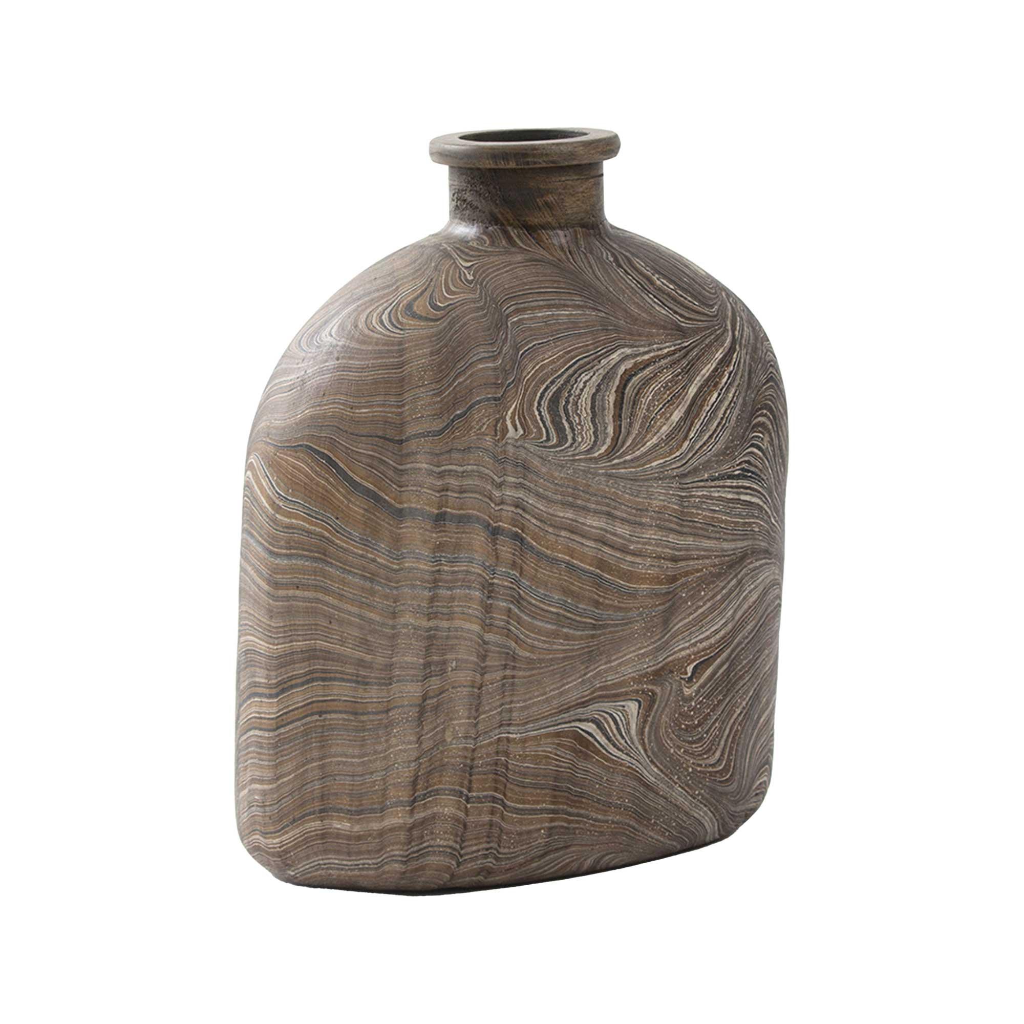 Baylor 12" Flask Vase, Ecomix