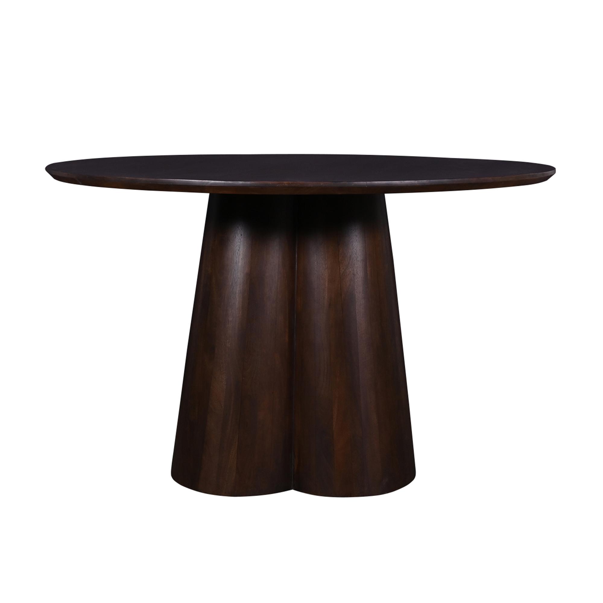 Clover Dining Table 48", Brown