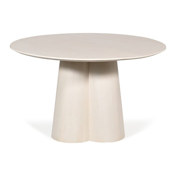 Clover Dining Table, 48"W, WhiteWash