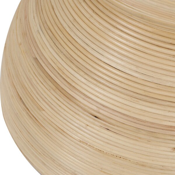 Alina Rattan Hourglass Pedestal Dining Table Base (Glass Top Not ...