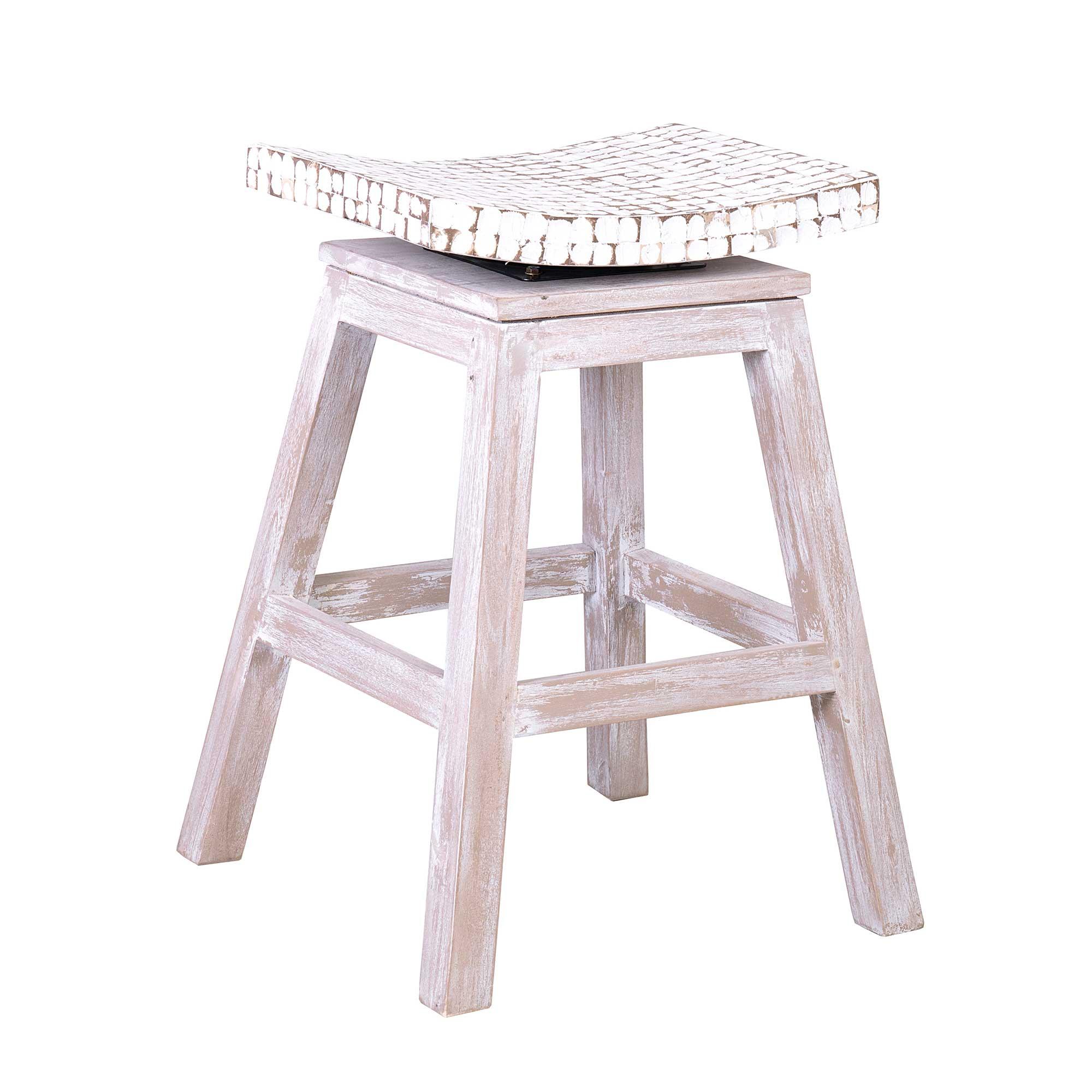 Cordova Counter Stool, White Wash