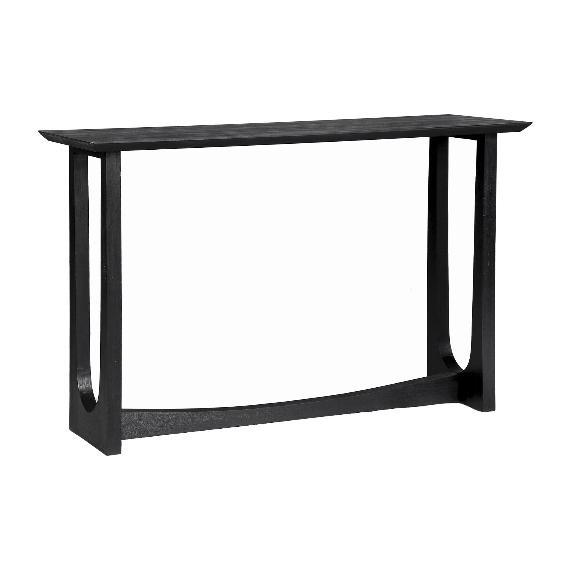 Indigo Road by Egypt Sherrod Reverse Arch Console Table, Matte Black