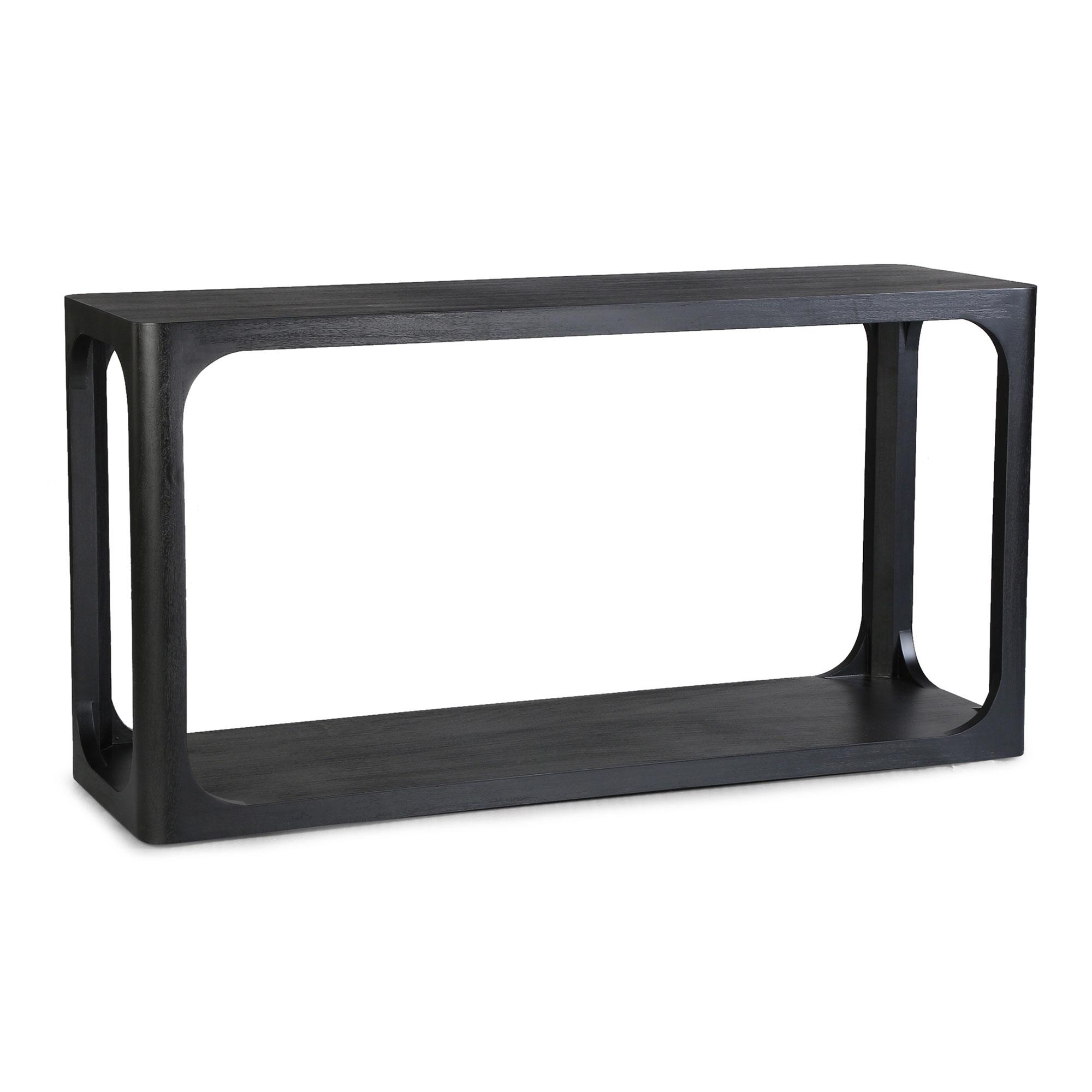 Archie 58" Console Table, Matte Black