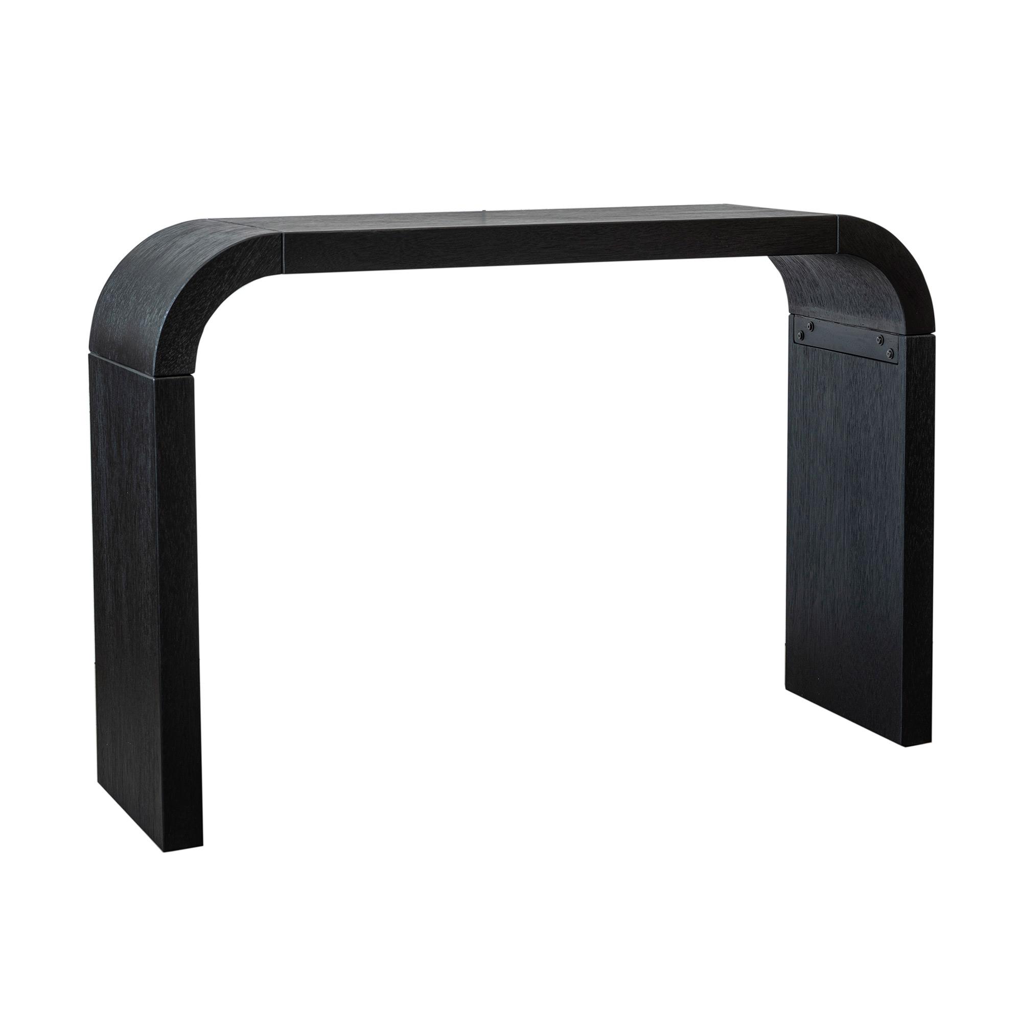 Indigo Road by Egypt Sherrod Luna Arch Console Table, 54"W, Brushed Black