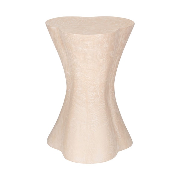 Clover Side Table, Ivory