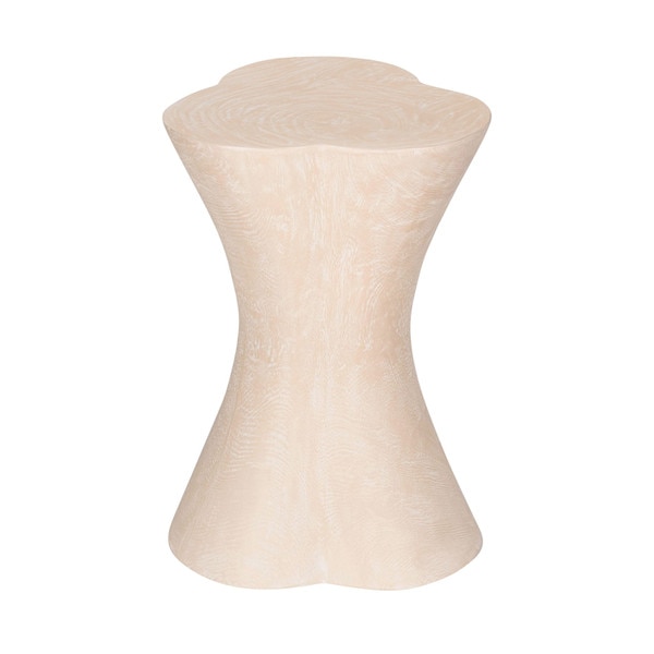 Clover Side Table, Ivory